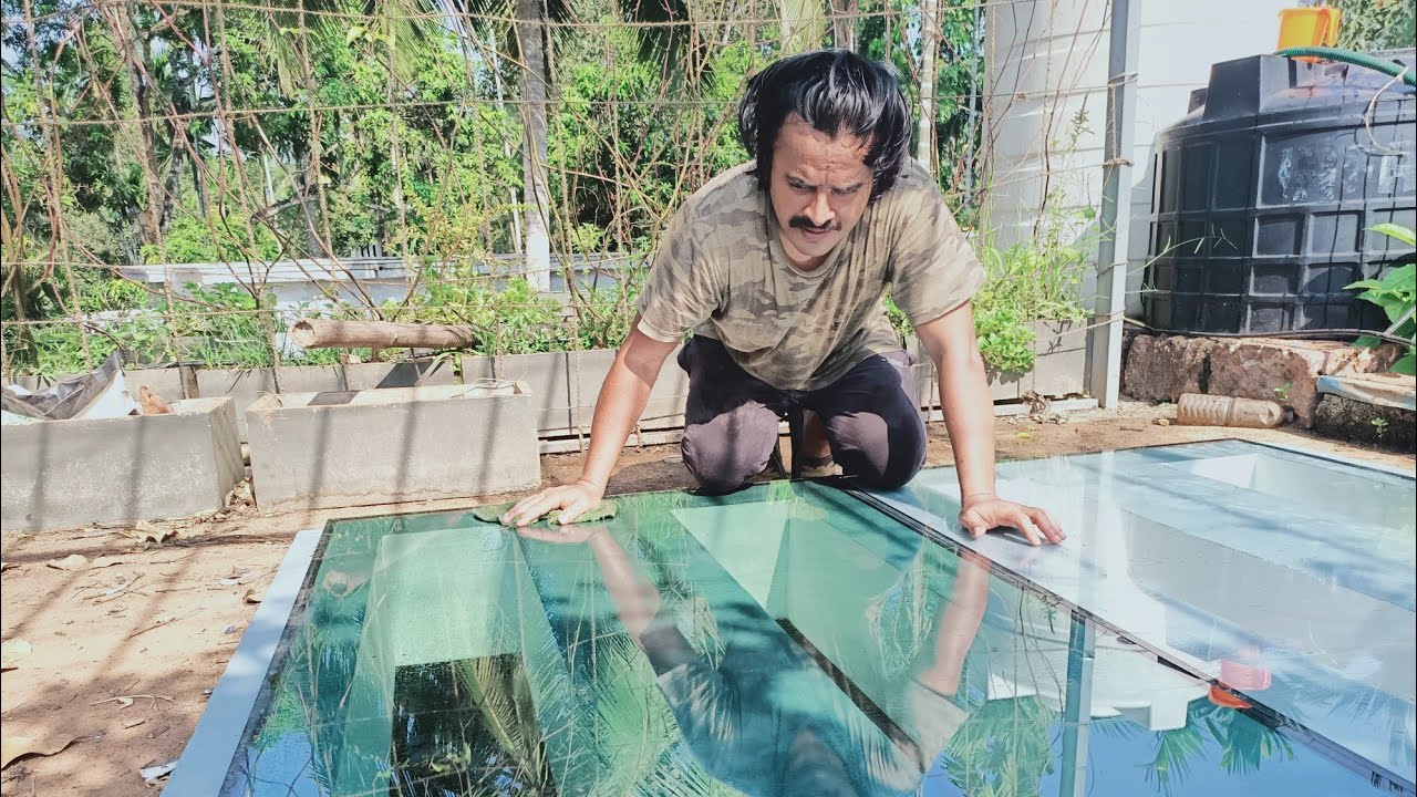 Pergola Glass Self Fixing Lockdown time Work - YouTube