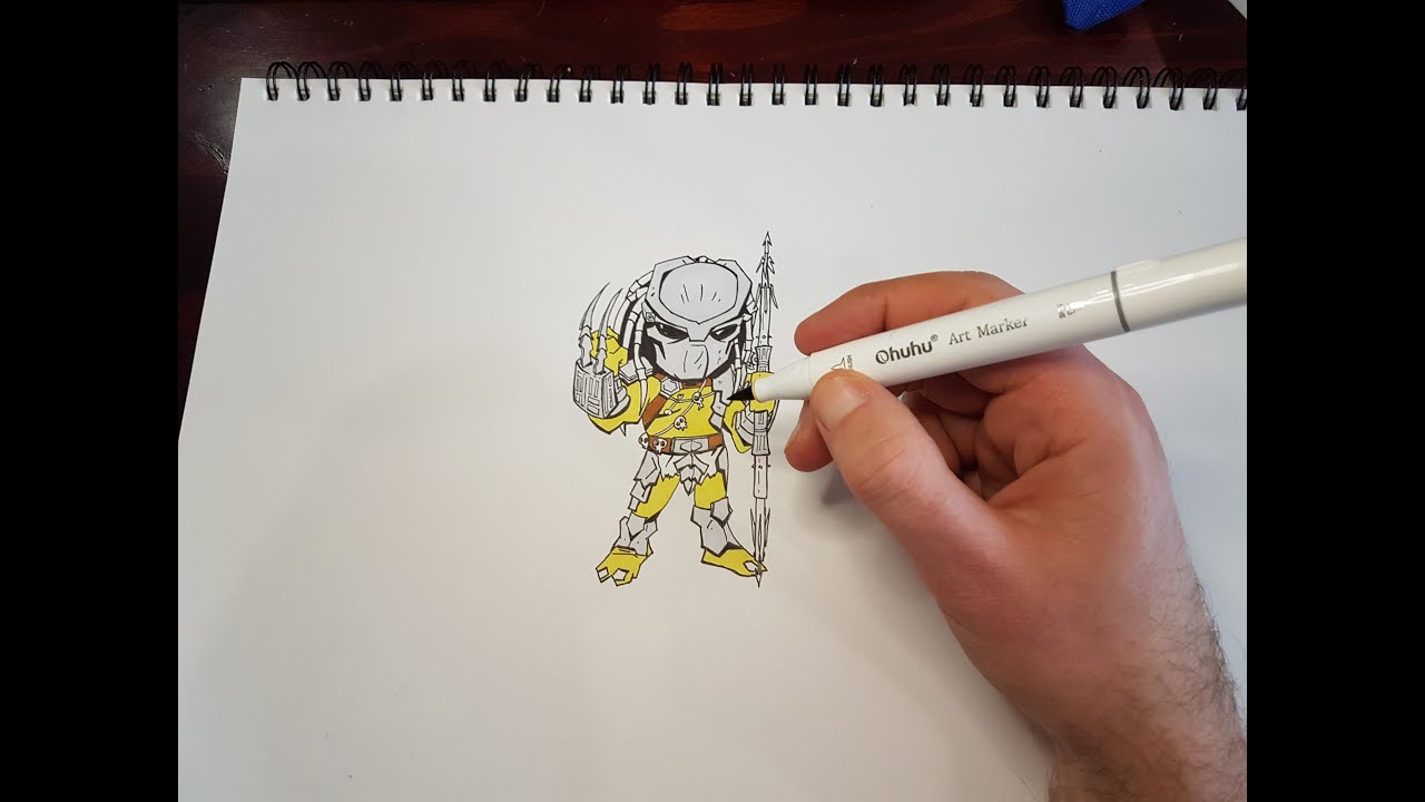 Drawing Cute Predator - YouTube
