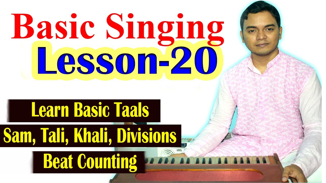 Learn Palta/Alankar Basic Singing Lesson-20 | Basic Taals, Tali, Khali, Beat Counting, Divisions ...