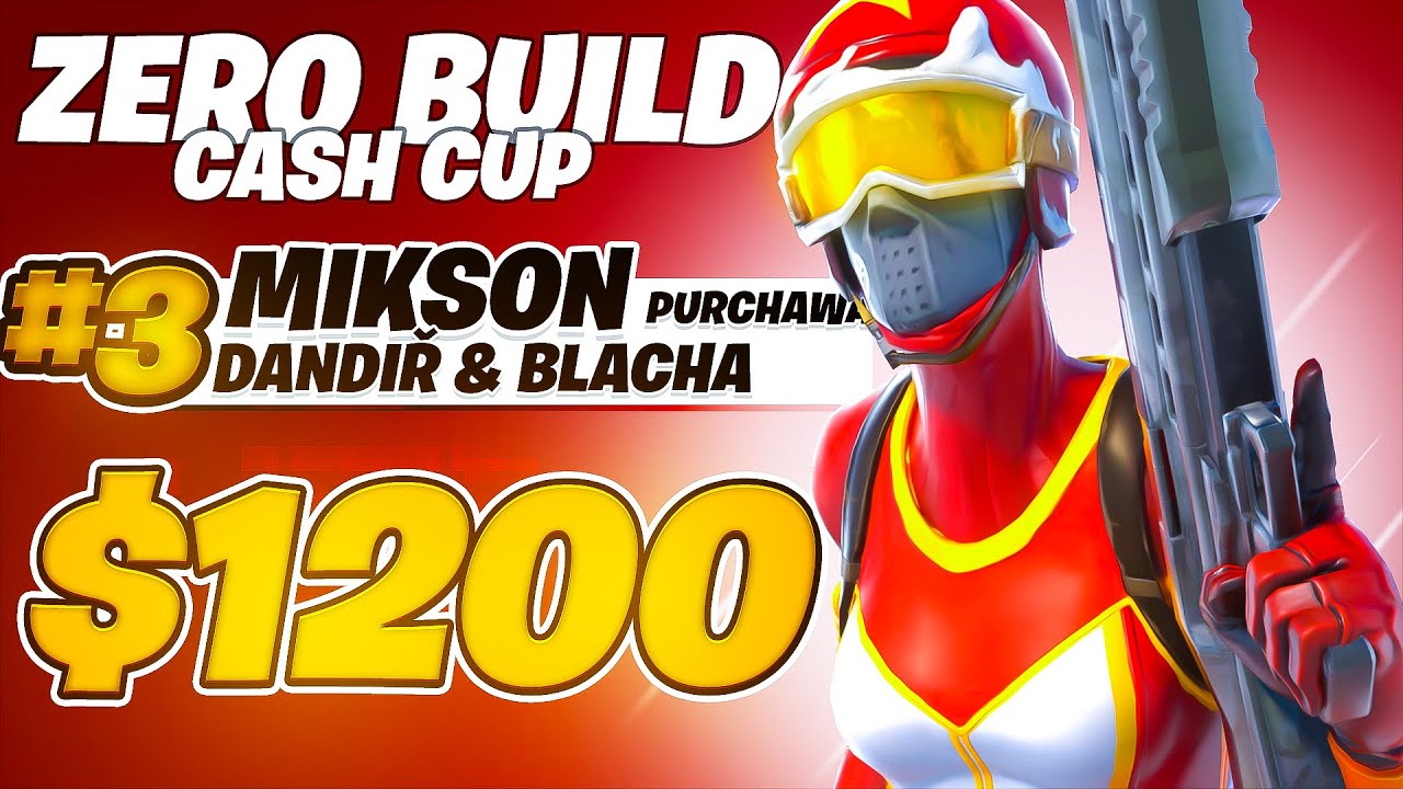 3RD ZERO BUILD SQUAD CASH CUP 🏆 - 4 WINS | Mikson - YouTube