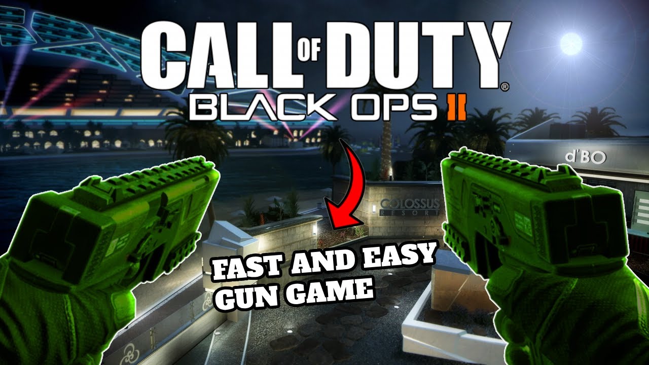 Black Ops 2: Gun Game Multiplayer Gameplay - YouTube