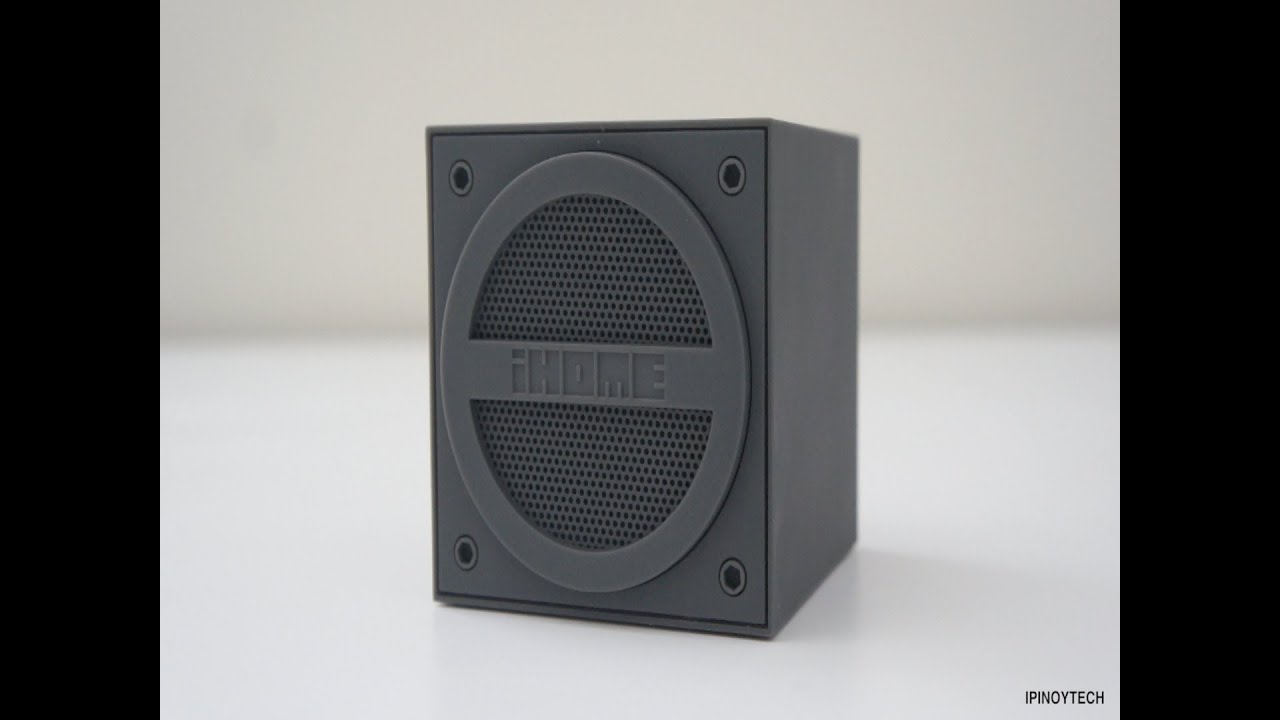 iHome Mini Bluetooth Speaker Cube - YouTube