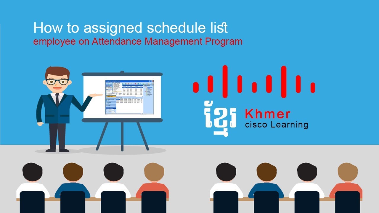 How to assigned schedule list employee on Attendance Management Program ...