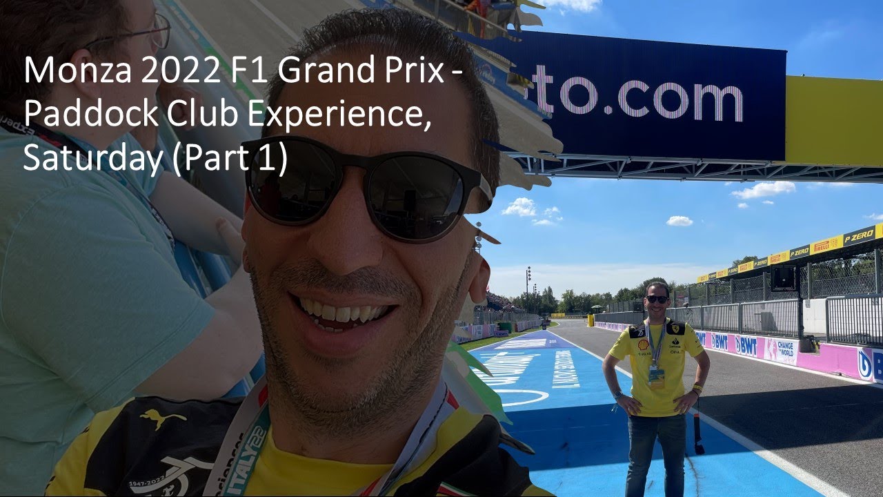 Monza 2022 F1 Grand Prix - Paddock Club Experience, Saturday (Part 1 ...