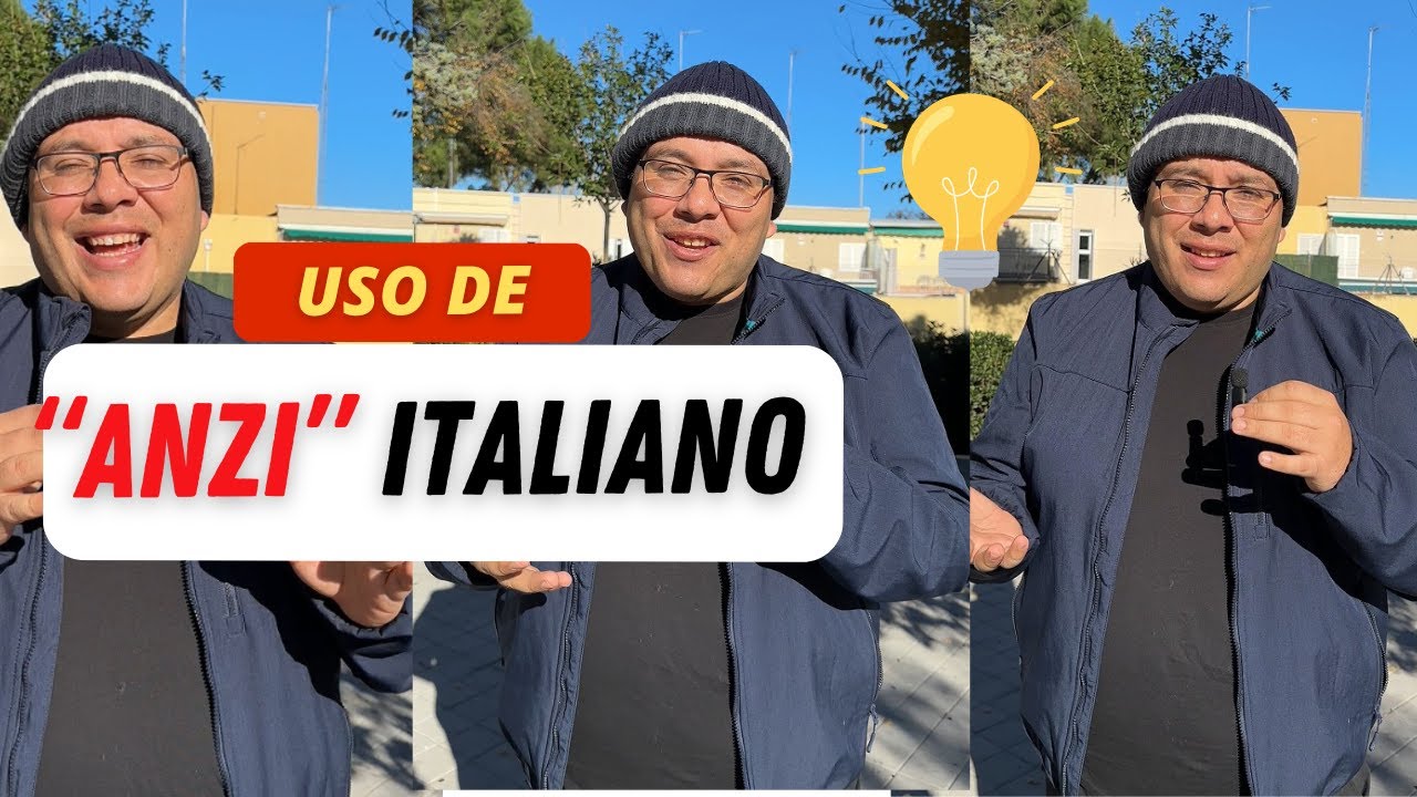 Como usar "ANZI" en italiano 🇮🇹 - YouTube