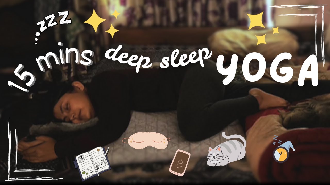 WIND DOWN with BEDTIME YOGA | DEEP SLEEP in 15 mins - YouTube