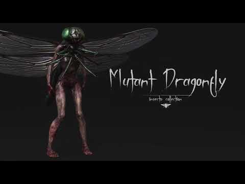 Mutant Dragonfly | Insects Collection | Unreal Engine 4/5 (FAB) and Unity horror character - YouTube