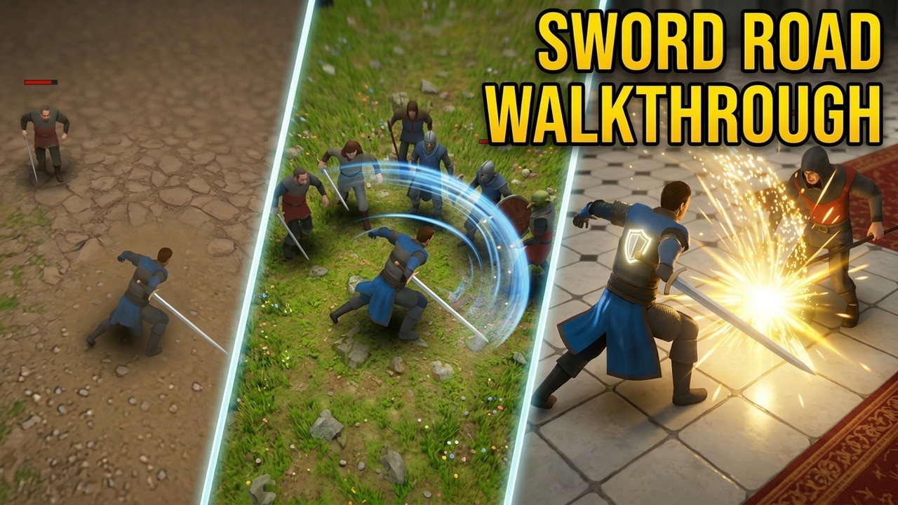 Sword Road Complete Walkthrough - All Stages - YouTube