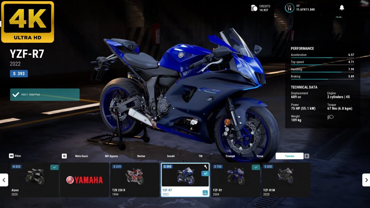 My First Attempt at Ride 5 with the Yamaha YZF-R7 | Thrilling Ride! | # ...