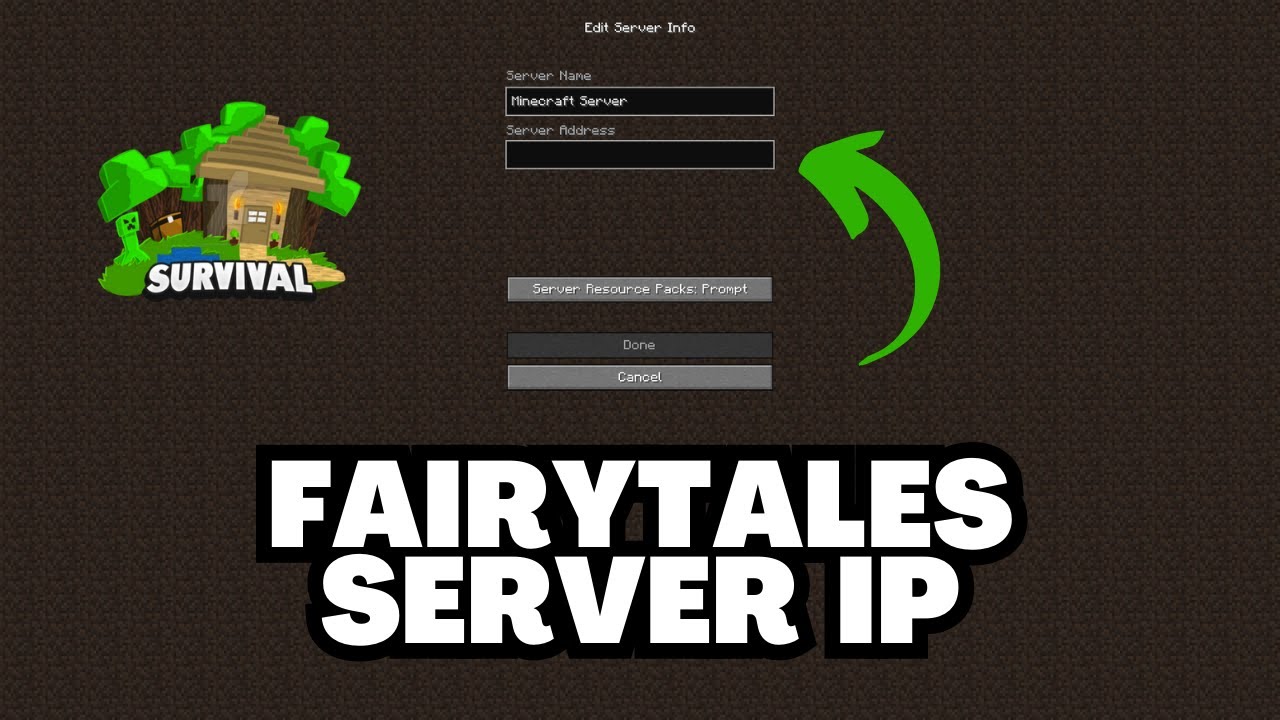 Minecraft FairyTales SMP Server IP Address - YouTube
