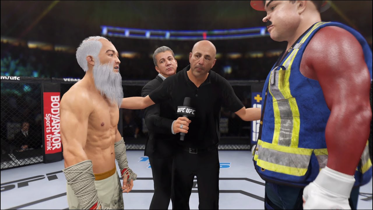 UFC 4 - Old Bruce Lee vs. Super Mario - Epic Fight 🔥🐲 - YouTube