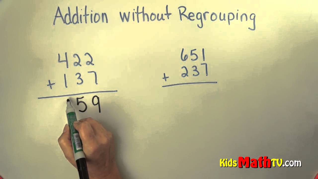 2nd grade Addition Video Tutorial For Kids, Add Without Regrouping ...