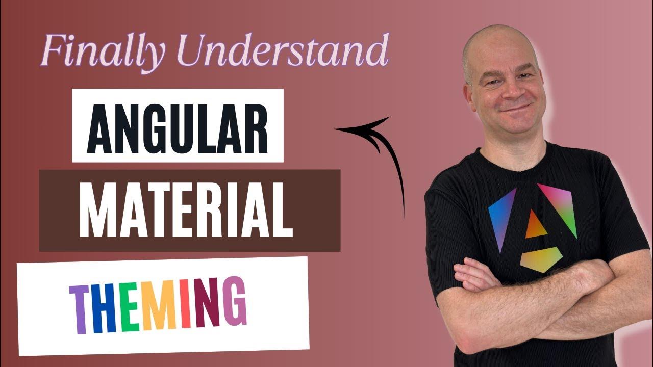 Theming Angular with Material MD3 - The missing guide - YouTube