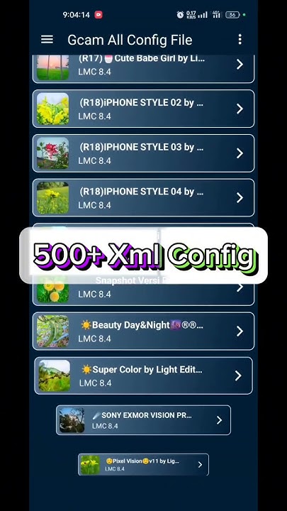 500+ Gcam Xml Config File - YouTube
