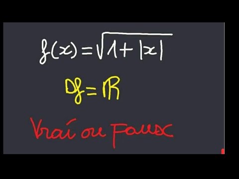 Ensemble de définition. Domaine de définition. f(X)=sqr(1+abs(X ...