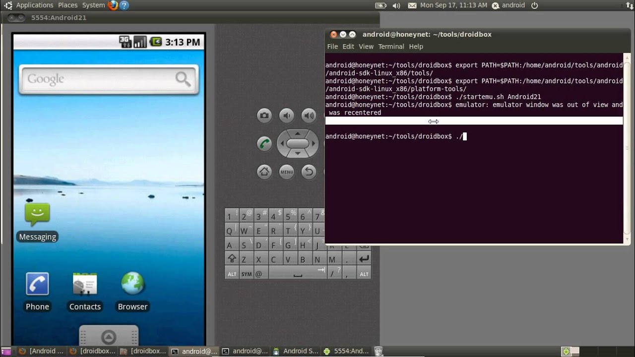 DroidBox demo - YouTube