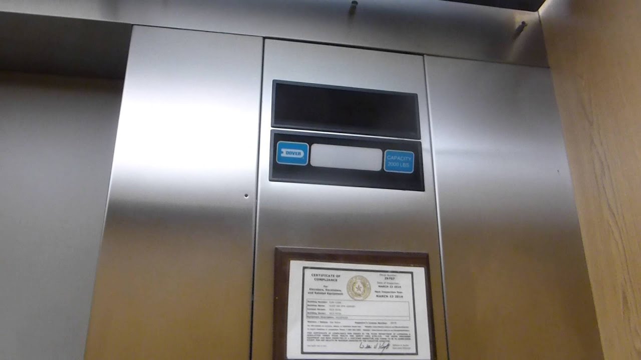 Dover Hydraulic Elevator At Sleep Inn DFW Airport North - YouTube