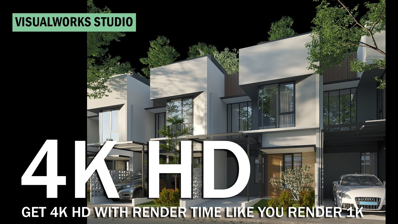 HOW TO GET 4K IMAGE WITH ANY RENDERING SOFTWARE AND SUPER FAST - YouTube