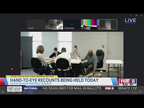 Rockingham County Board of Elections begins hand-to-eye recounts