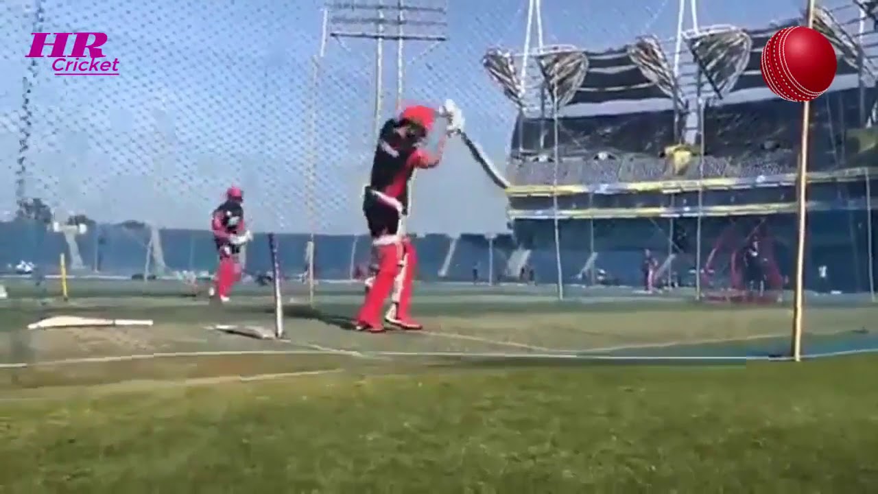 Ab De VillIers Batting Practice In The Nets HD I Ab de villiers batting Techniques I - YouTube