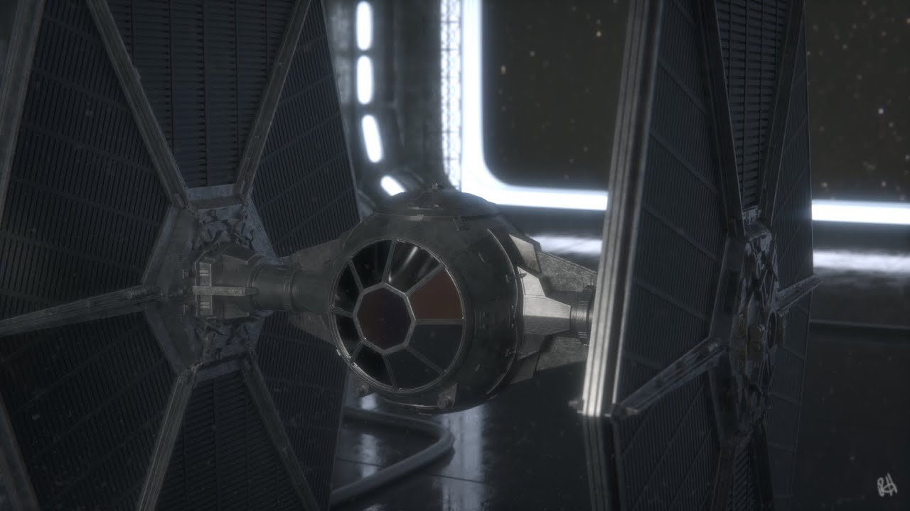TIE Fighter Animation - YouTube