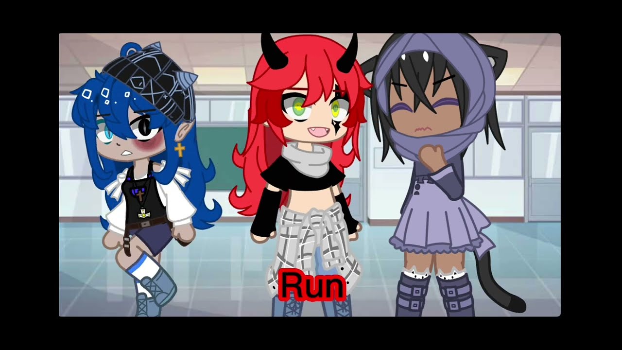 Gacha Club || run Run RUN || meme || lazy - YouTube