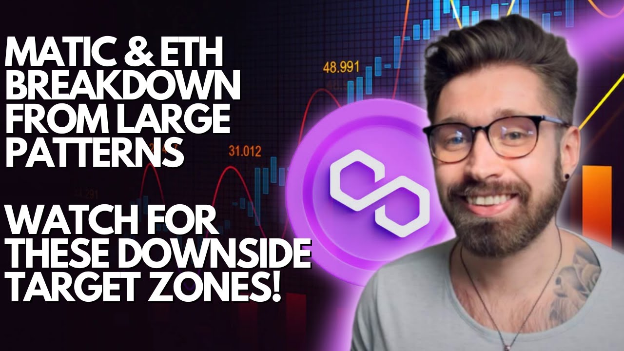 POLYGON PRICE PREDICTION 2023💎MATIC & ETH BREAKDOWN FROM LARGE PATTERNS🚨WATCH THESE LOWER ...