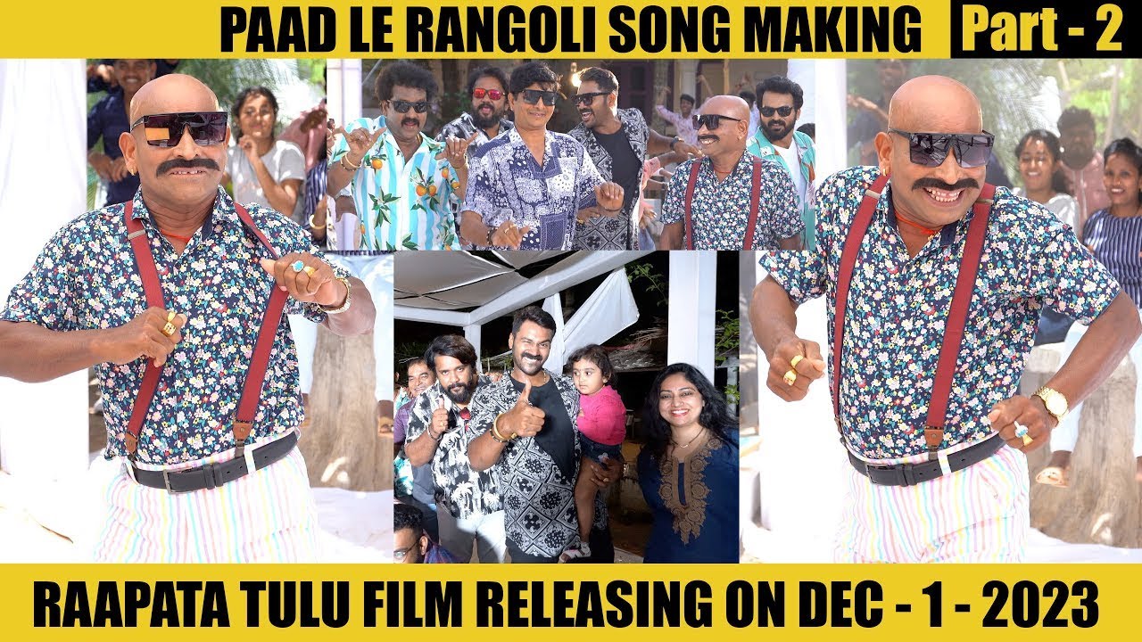 Arvind bolar anna na Dance thule 😂| Raapata song Making | DAY 2 - YouTube