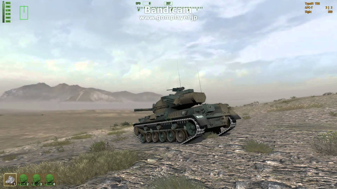 ArmA2 Type 61 tank JGSDF - YouTube