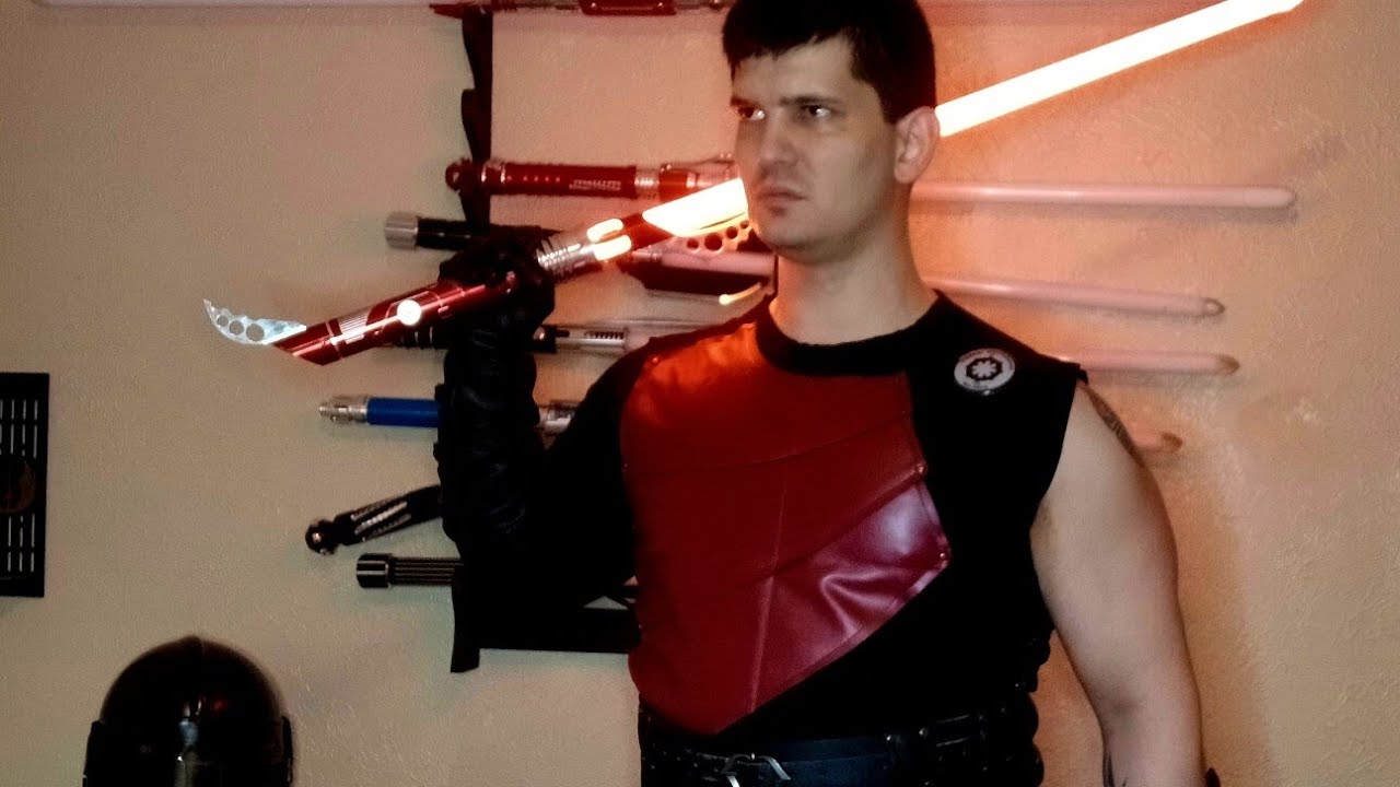Sith Acolyte Day 3. One-handed Lightsaber Drill Routine: Using The ...