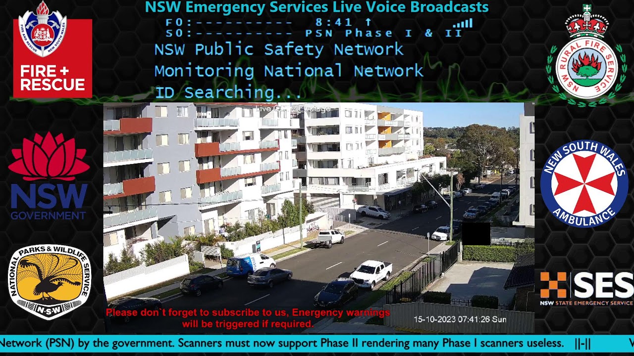[14/10/2023] Sydney & NSW Emergency Services Radio Communications [Over ...