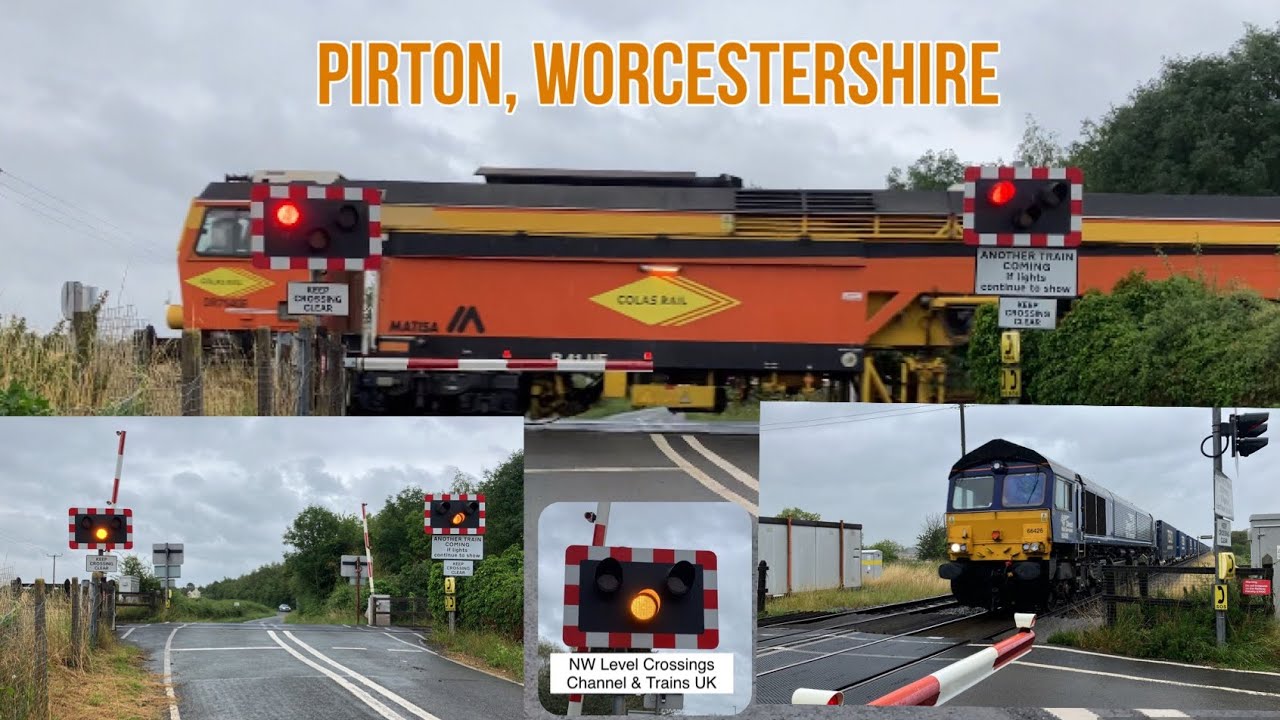Tamper at Pirton Level Crossing, Worcestershire - YouTube
