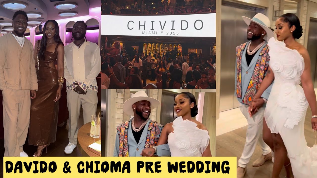 DAVIDO & CHIOMA PRE PARTY IN MIAMI, HIGH PROFILE DIGNITARIES PRESENT # ...