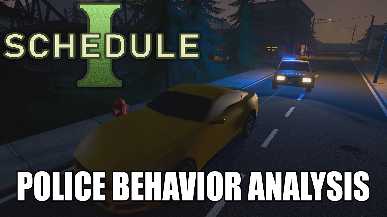 Schedule 1 - Police Behavior Analysis - YouTube