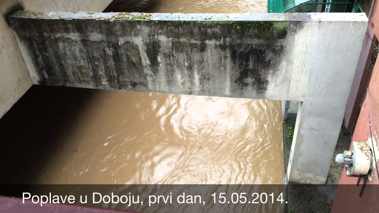 Poplave u Doboju, Prvi dan, 15.05.2014. - YouTube