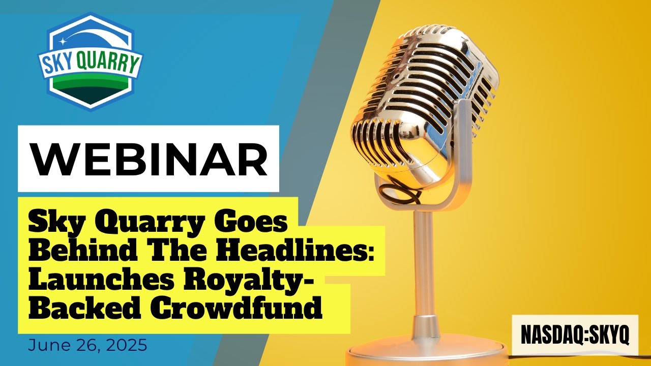 Sky Quarry Investor Webinar | Behind the Headlines - YouTube