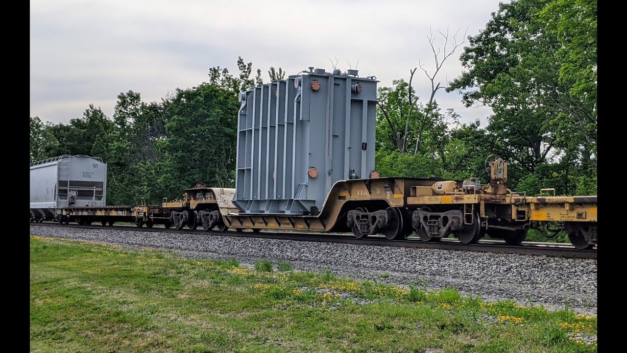 CSX Freight Q364 with High & Wide Transformer - ES44AH, YN2 AC4400CW ...