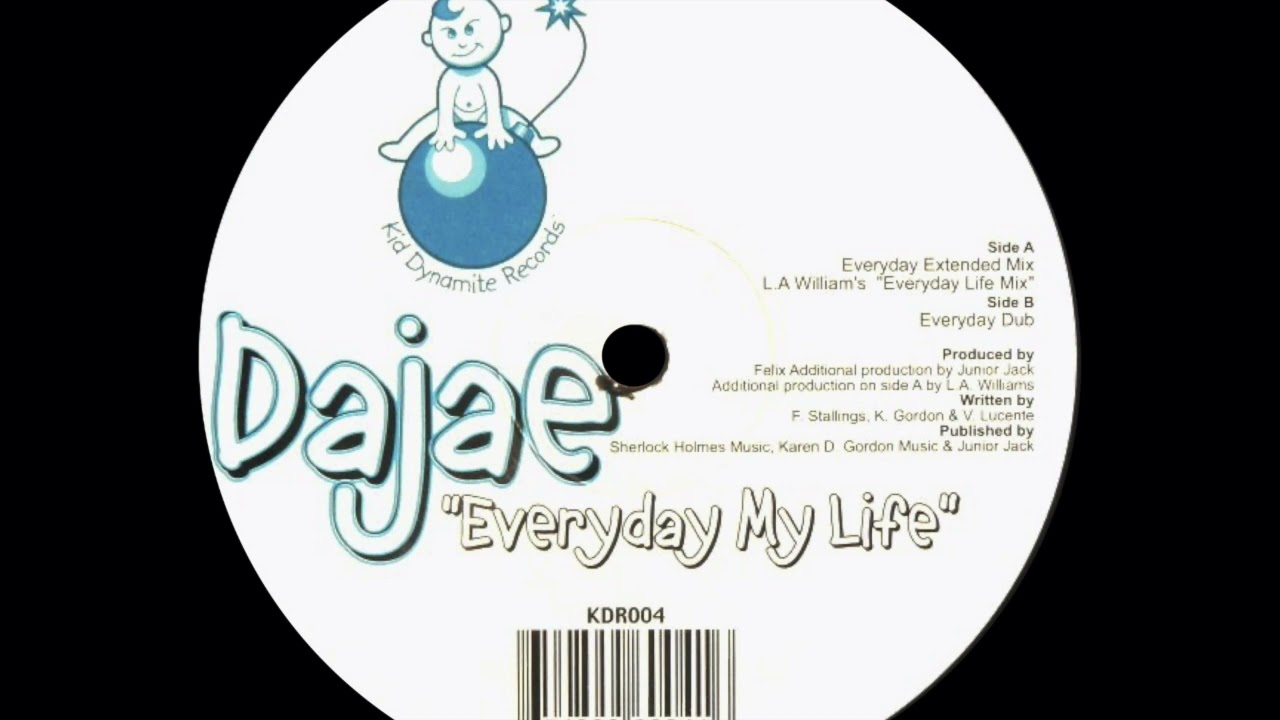 Dajae - Everyday In My Life (L.A. Williams Everyday Life Mix) [-3 RPM ...