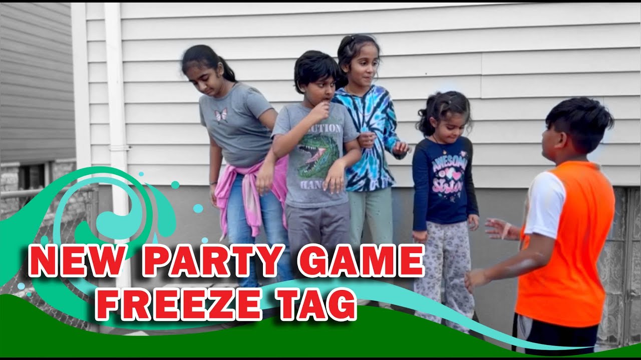 Extreme Game of Freeze Tag! Hybrid Kids Game | Kiddos Vlog - YouTube