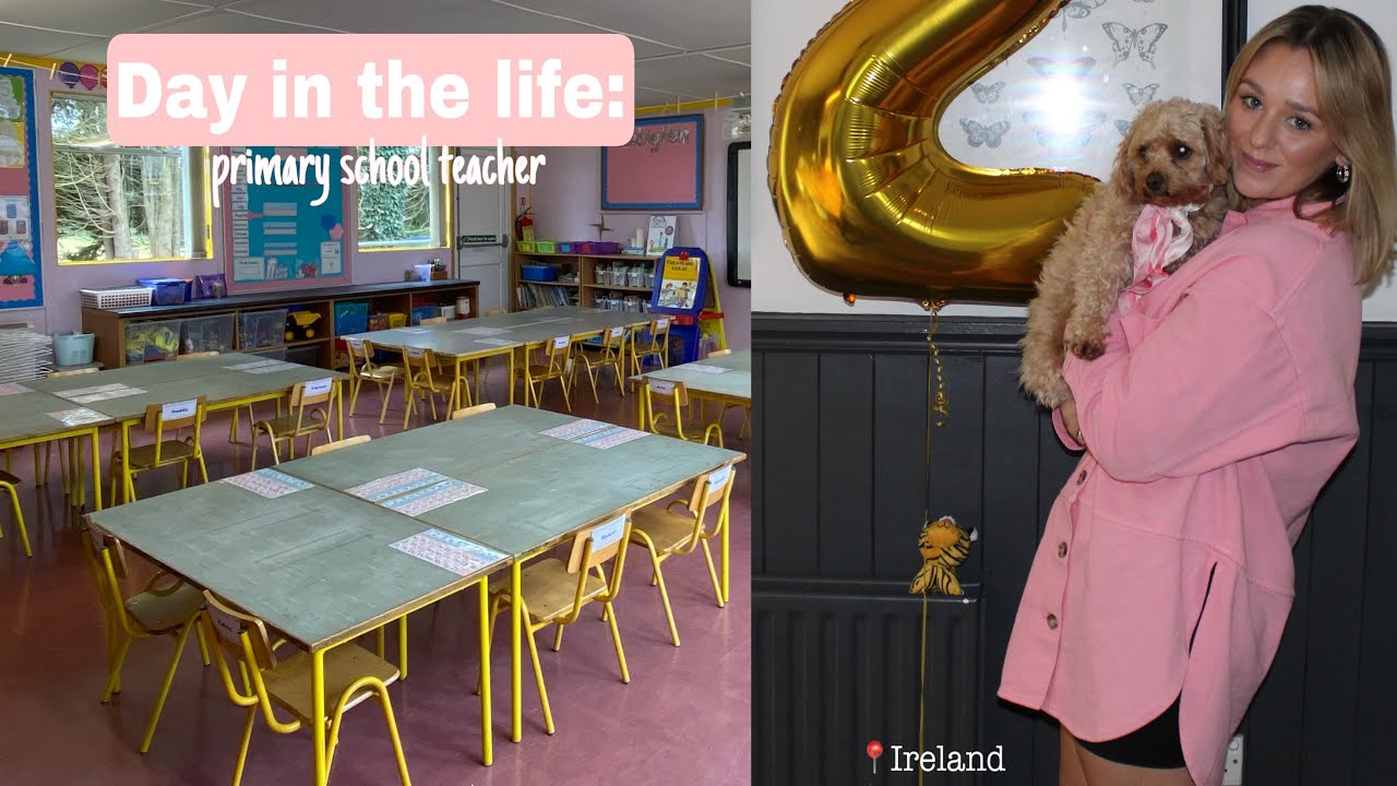 DAY IN THE LIFE: primary school teacher // infants in Ireland - YouTube