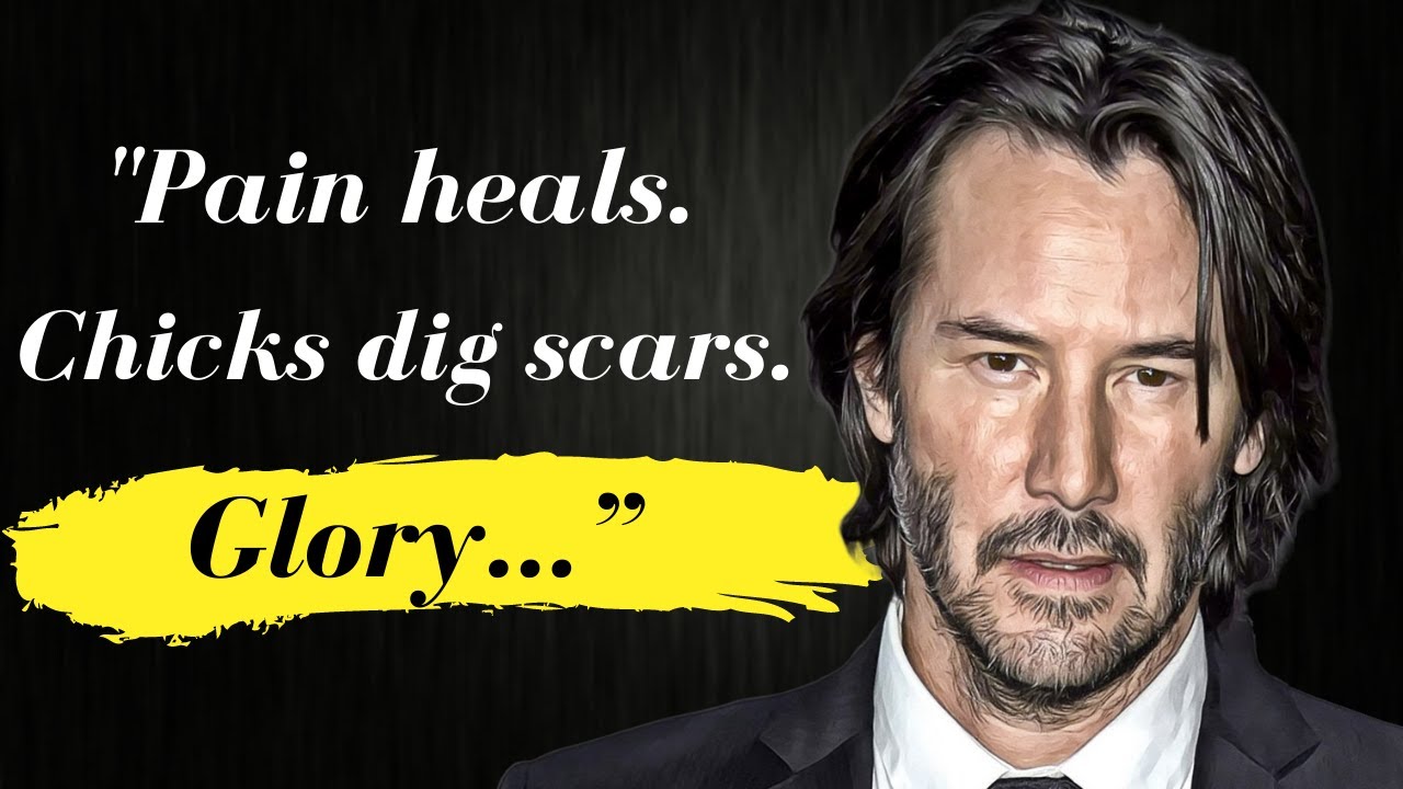 Quotes from a Modern Sigma Male | Keanu Reeves' Quotes - YouTube