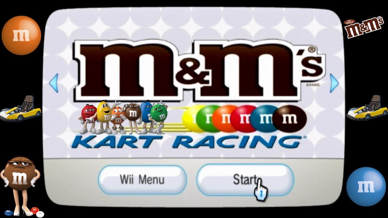 (Nintendo Wii) M&M'S KART RACING - Quick Race, Training, Arcade ...