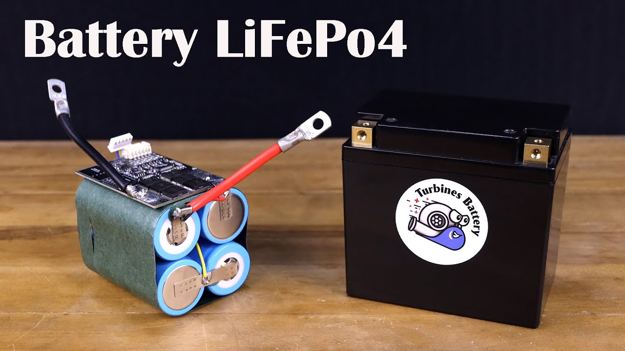 Make a Motorcycle Battery using Cell LiFepo4 12V 7,2Ah - YouTube