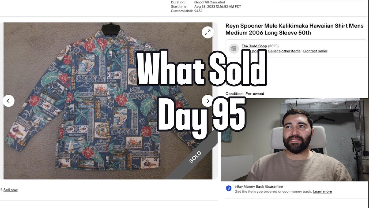 Daily Ebay Sales, Profit, and Cashflow (What Sold - Day 95) - YouTube