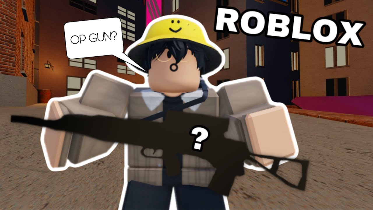 Playing WEIRD GUN GAME in ROBLOX - YouTube