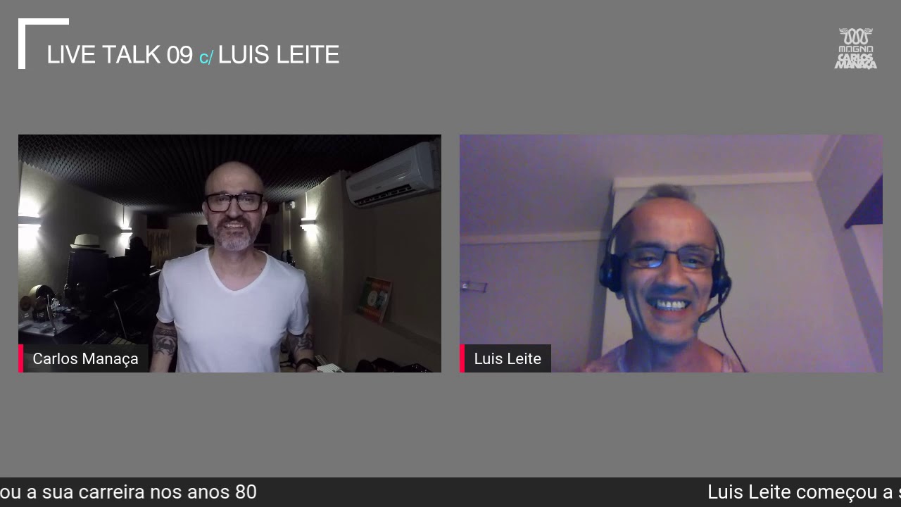 LIVE TALK 09 c/ LUIS LEITE - YouTube