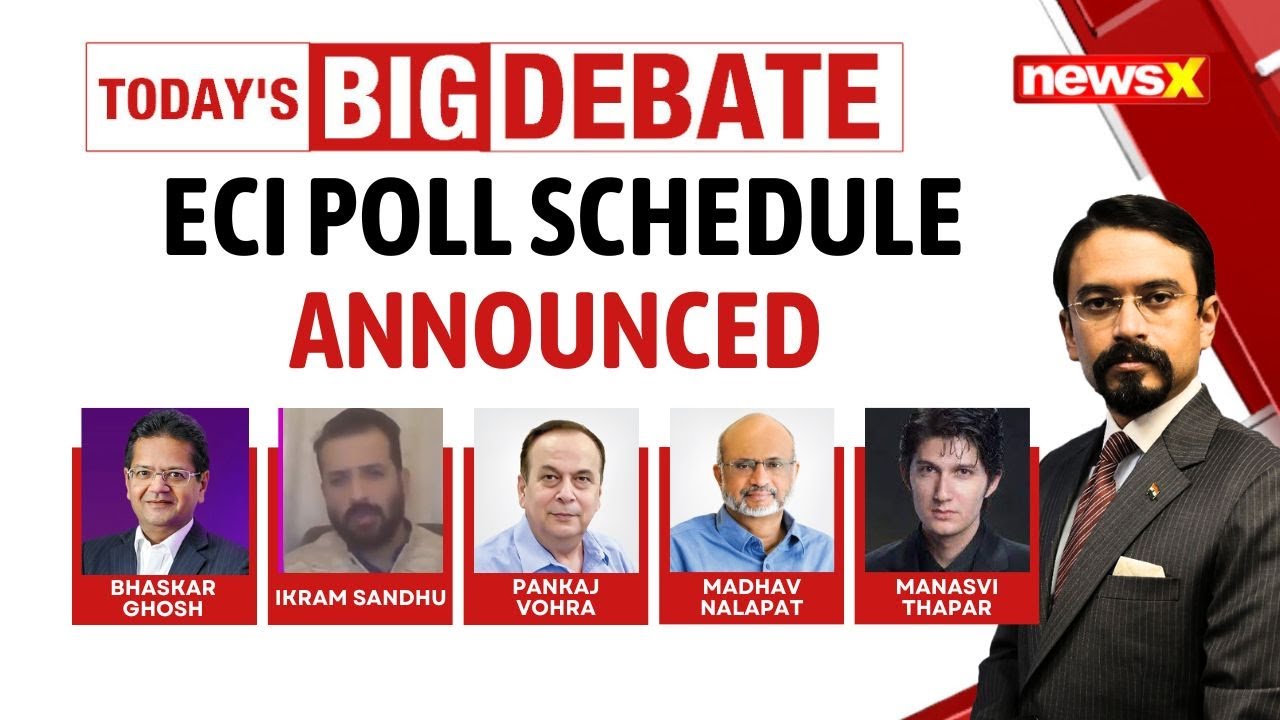 ECI Announces 2024 Poll Dates | 7 Phases, 2 Weeks, 1 Election | NewsX ...