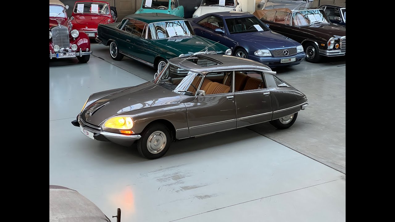 Rundgang Citroën DS 23 I E Pallas mit originalem Schiebedach, 1973 ...