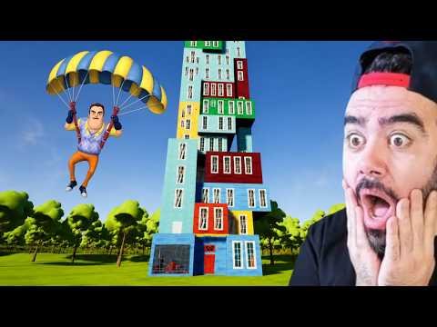 WILSON EVINI ÇOK YÜKSEK YAPTI - HELLO NEIGHBOR MODS