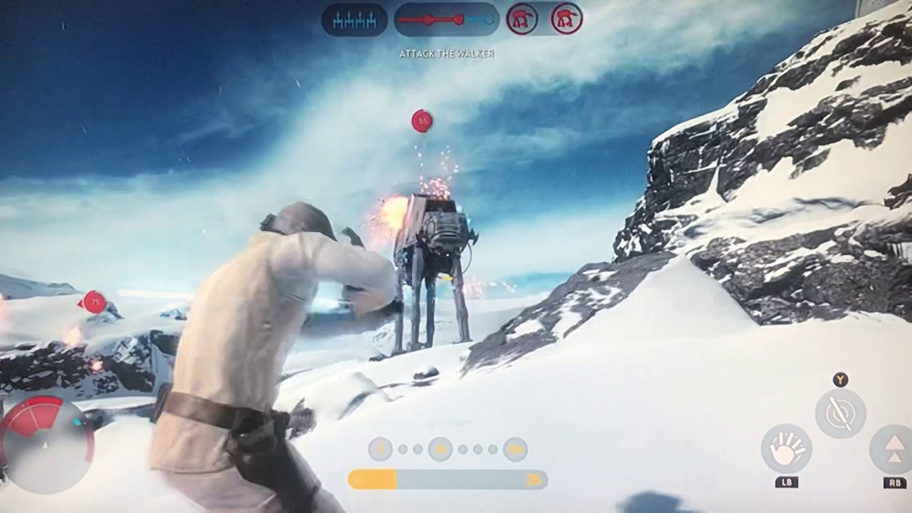 Star Wars Battlefront Luke Skywalker at battle of Hoth ( no comments ...